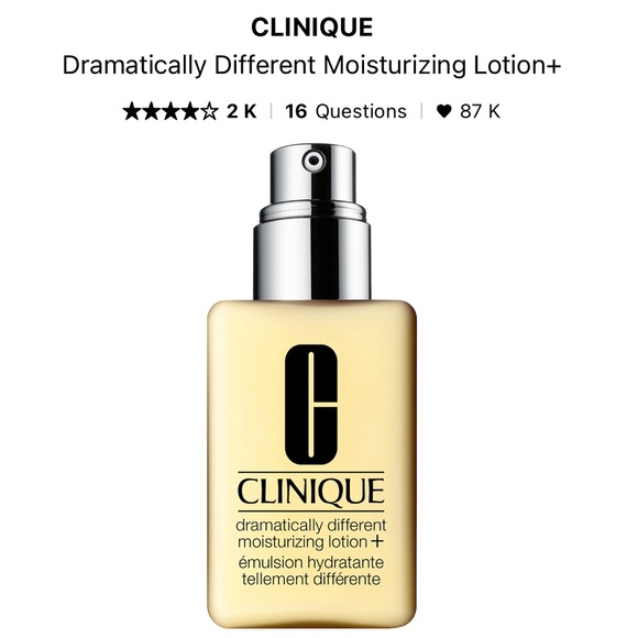 Clinique | Skincare | Pick 85 Clinique Dramatically Different ...